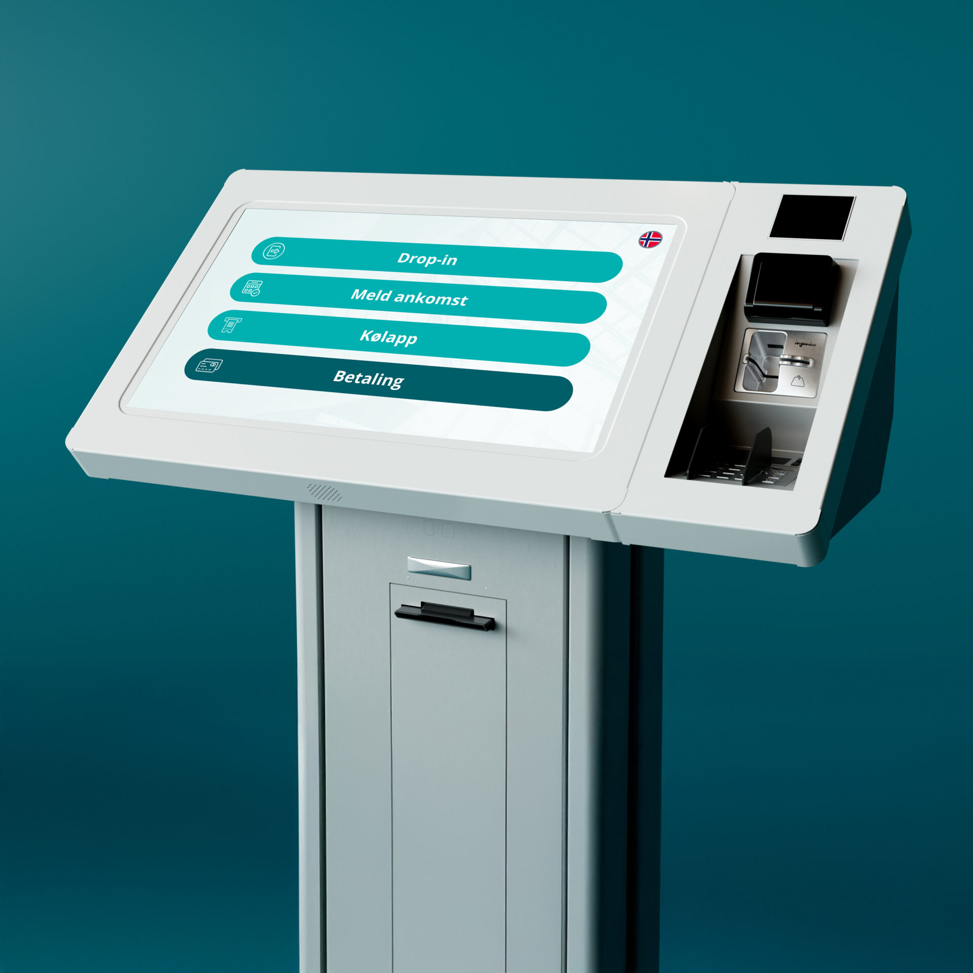 Check-in registration on terminal - Convene - Convene